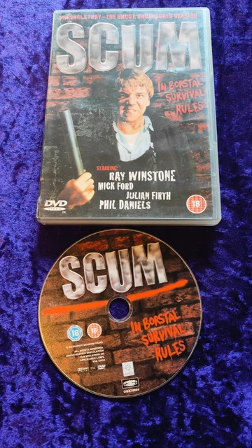 DVD. SCUM. RAY Winstone Mick Ford Julian Firth Phil Daniels Uncut ...