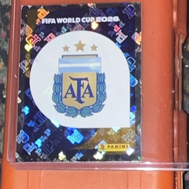 PANINI FIFA WORLD Cup 2026 Argentina AFA Club Badge/Logo Hologram ...