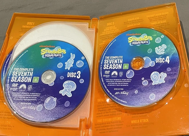 NICKELODEON SPONGEBOB SQUAREPANTS Dvd - Season 7 - 4 Discs £4.09 ...