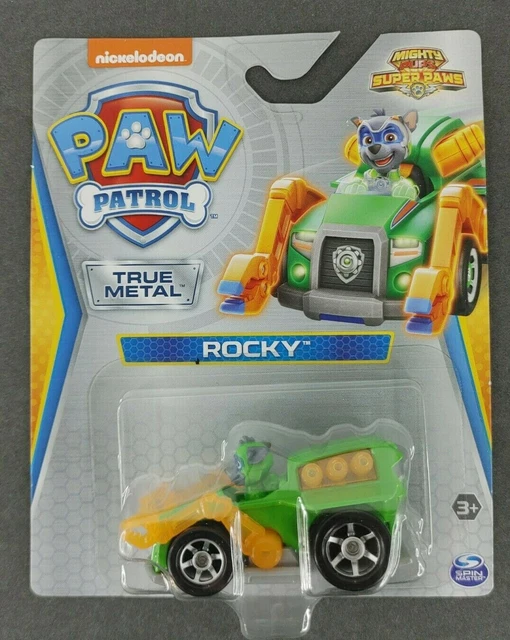 Rocky Paw Patrol Mighty Pups Super Paws True Metal Die Cast Vehicle 13