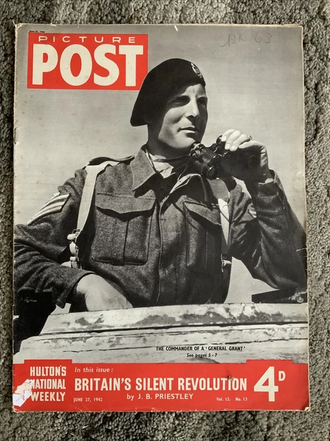 PICTURE POST MAGAZINE June 27 1942 British Army Tank Commander Ww2 ...