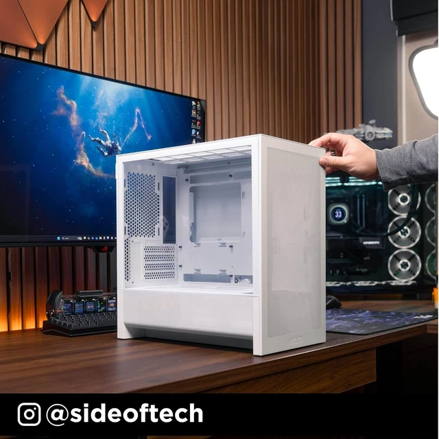 NZXT H3 FLOW – Micro-ATX PC-Gehäuse – Optimierter Luftstrom – inkl ...