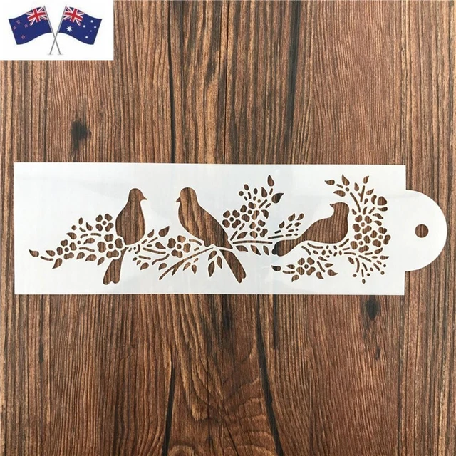 SHAPE PAINTING TEMPLATE Walls Airbrush Stencil Cake Mounting Painting ...