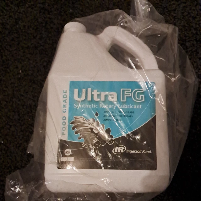 INGERSOLL RAND ULTRA Fg 5L Rotary Screw Compressor Food Grade Oil Cpn ...