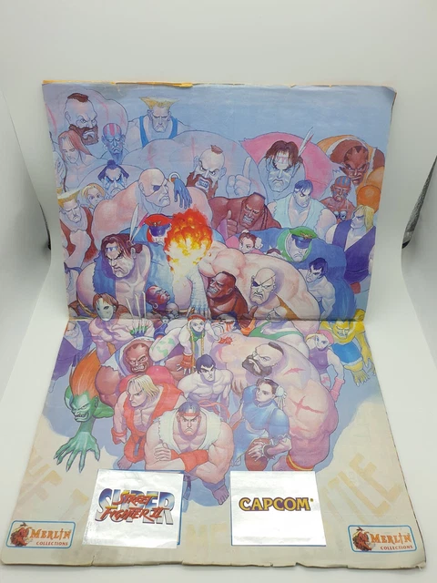 SUPER STREET FIGHTER 2 Sticker Album Game Official Merlin Capcom ...