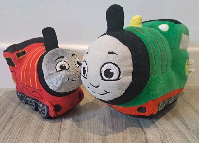 THOMAS & FRIENDS Percy Soft Plush Toy & James Talking Train Tank Engine ...