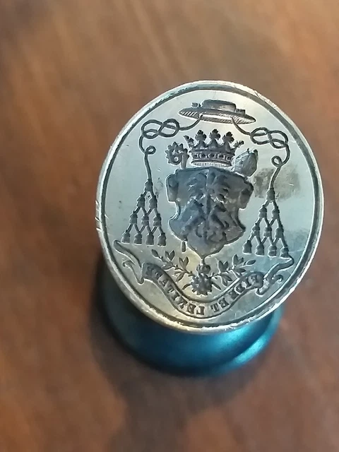 SUPERBE RARE ANCIEN SCEAU à Cacheter XIXé Cachet Armorié BLASON ...