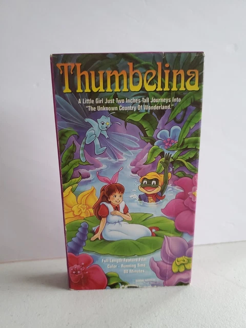 BANDE VIDÉO MAGNÉTOSCOPE Thumbelina VHS dessin animé Starmaker ...