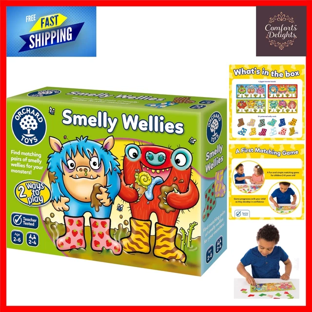 SMELLY WELLIES EDUCATIONAL Board Game - Develop Skills Through Play for ...