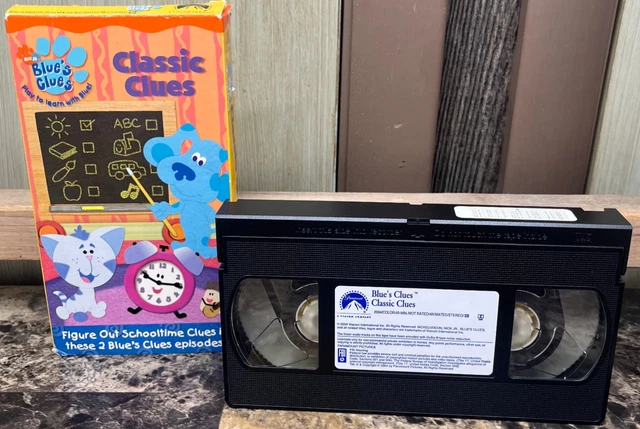 BLUE'S CLUES CLASSIC Clues 2 Episode VHS Tape 2003 Viacom EUR 18,80 ...