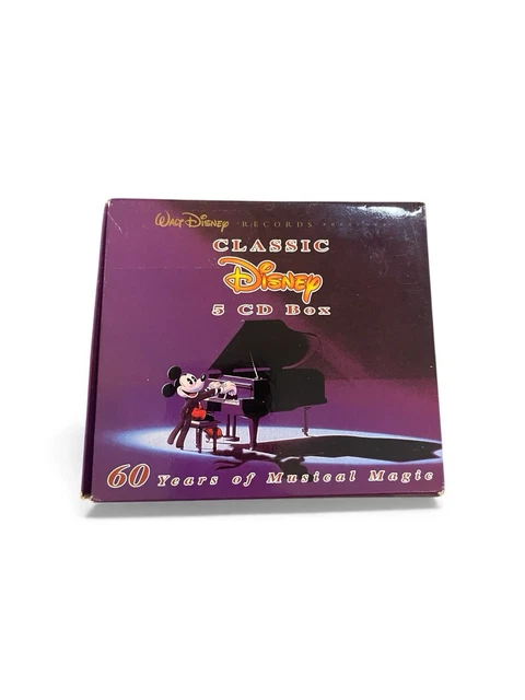 Classic Disney 5 Cd Box Set 60 Years Of Magical Music Walt Disney Records £17 83 Picclick Uk