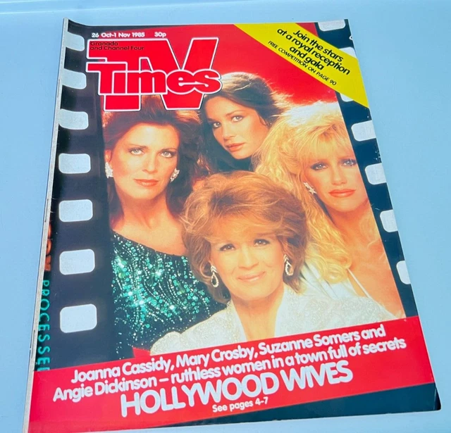 1985 TV TIMES 26 Oct-1 Nov Hollywood Wives Cover & Feature £11.00 ...