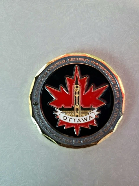 NATIONAL DIV INSET National Security RCMP Challenge Coin $400.00 ...