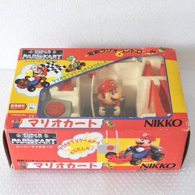 RARE NIKKO SUPER Mario Kart RC Car 27MHz w/ Box – Nintendo Vintage ...