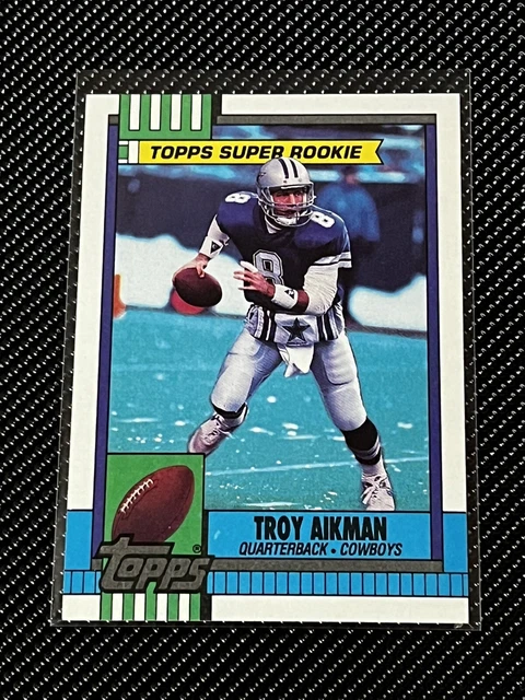 1990 Topps Troy Aikman #482 Rookie Card Super Rookie $1.33 - Picclick Ca