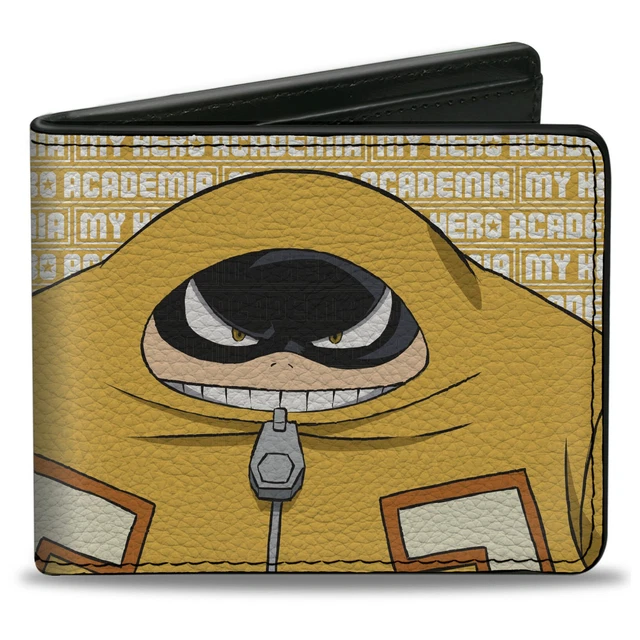 BI-FOLD WALLET MY HERO ACADEMIA Pro Hero Fat Gum Pose and Title Logo ...