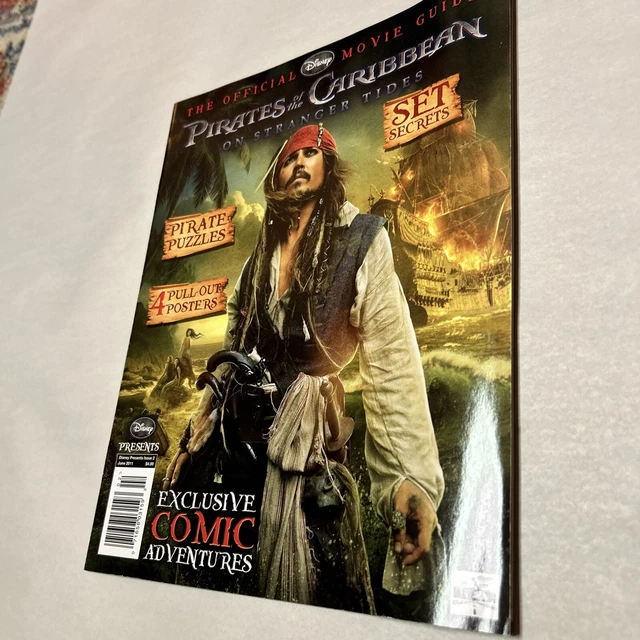 VINTAGE PIRATES OF The Caribbean Movie Guide Magazine June 2011 Disney ...