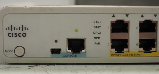 CISCO CATALYST WS-C2960C-12PC-L V01 12-Port Poe (Cracked Plaque ...