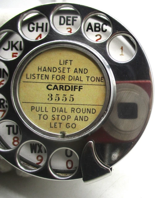 VINTAGE BAKELITE GPO TELEPHONE DIAL No 10 ( 1946) £25.00 - PicClick UK