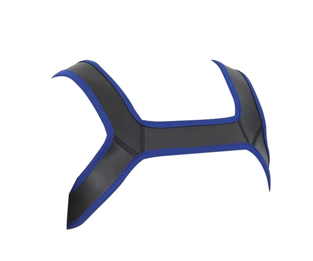 MEN'S KNIGHTS NEOPRENE Body Chest Harness Belt Double Shoulder Strap ...