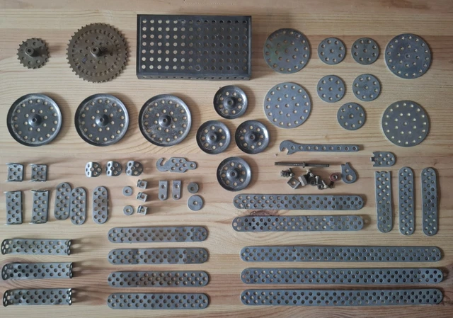 TRIX BAUKASTEN ASSISTENT, Original: Ersatzteile +Bauheft+Deckel• 1970 ...