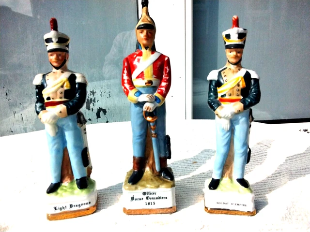 3 VINTAGE PORCELAIN Ceramic Napoleonic Wars Soldiers Figurines £19.99 ...