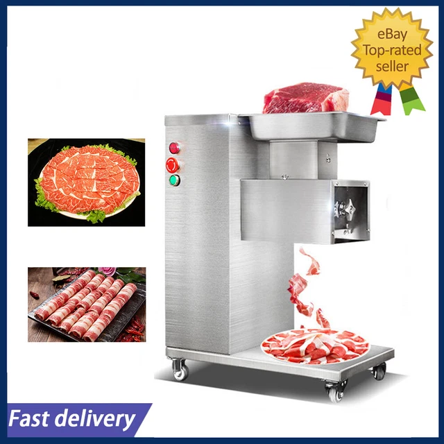 COMMERCIAL FELECTRIC MEAT Slicer Vegetable Cutting Machine Pork Cutter ...