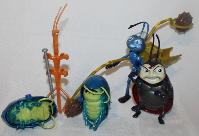 A BUG'S LIFE Figure Bundle Disney Pixar (1998) - Francis, Slim, Flik ...