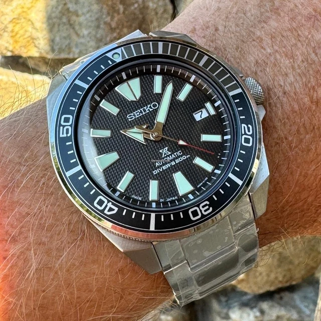 SEIKO PROSPEX AUTOMATIC Samurai Diver's Watch SRPF03K1 $787.23 ...