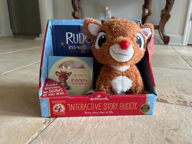 HALLMARK INTERACTIVE STORY Buddy Rare Rudolph The Red Nose Reindeer ...