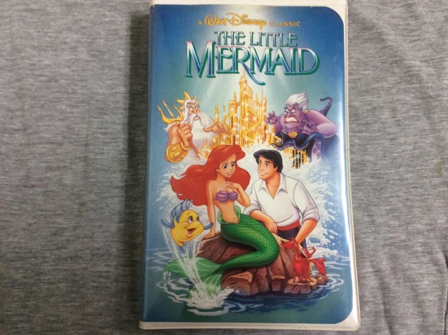 DISNEY THE LITTLE Mermaid Original Banned Cover Art VHS 1989 Diamond ...