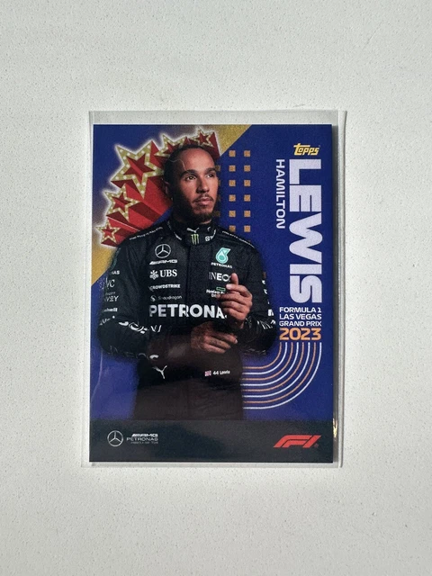 LEWIS HAMILTON TOPPS Formula 1 F1 Las Vegas Grand Prix GP Card. Very ...
