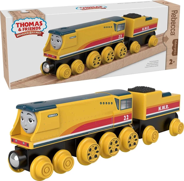 MATTEL THOMAS THE Tank Engine Wooden Rail Series Rebecca for Ages 2 ...