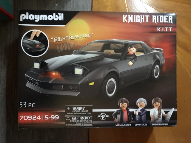 PLAYMOBIL 70924 KNIGHT Rider - K.I.T.T., Le véhicule emblématique de la ...