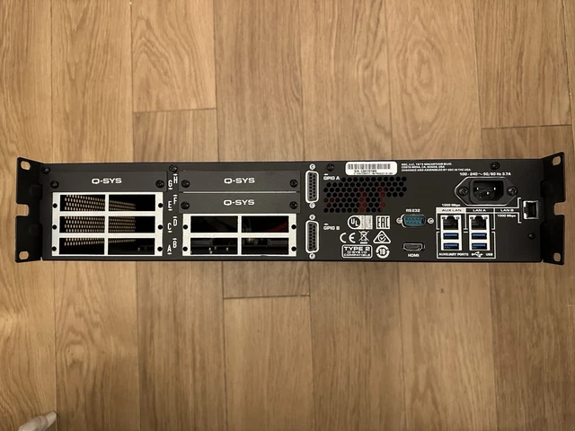 QSC Q-SYS CORE 510I Integrated Core Processor with Rack Ears ONLY £ ...