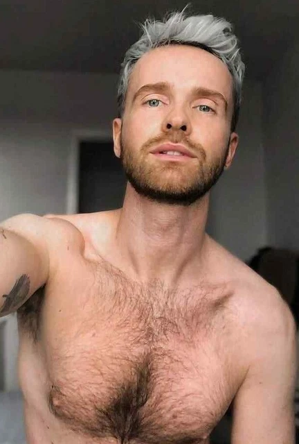 Shirtless Male Muscular Hunk Beefcake Hairy Chest Bearded Man Photo 4x6 G1170 £324 Picclick Uk
