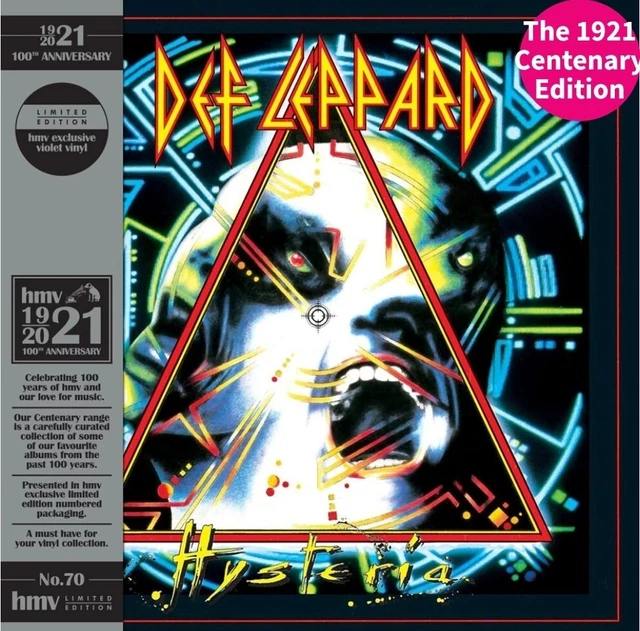 DEF LEPPARD - Hysteria - HMV1921 Colour Vinyl - £69.99 - PicClick UK