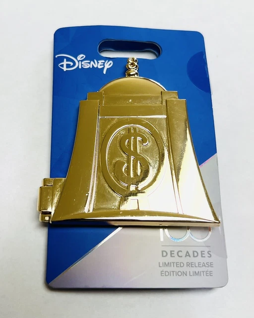 2023 DISNEY 100 Decades Uncle Scrooge McDuck Money Bin Hinged Pin LR £ ...