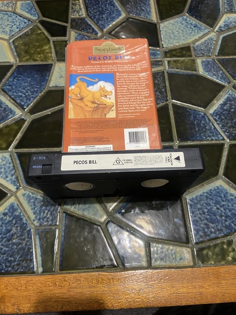 RARE PECOS BILL 1988 VHS The Storybook Classics Video Tape Clam Shell Roadshow $50.00 - PicClick AU