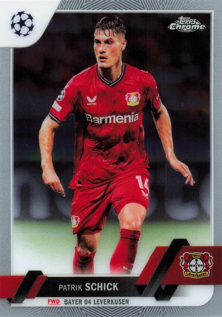 PATRIK SCHICK BAYER 04 Leverkusen #190 Topps Ucc Chrome 2022/23 EUR 2 ...