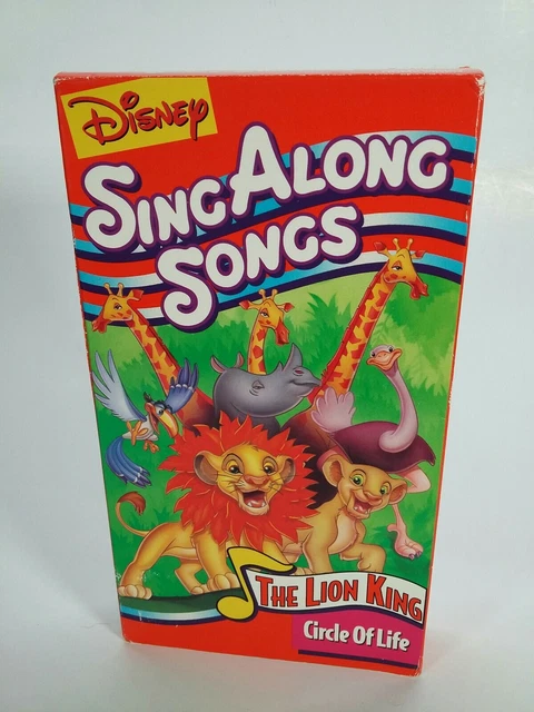 DISNEYS SING ALONG Songs - The Lion King: Circle of Life (VHS, 1994) $5 ...