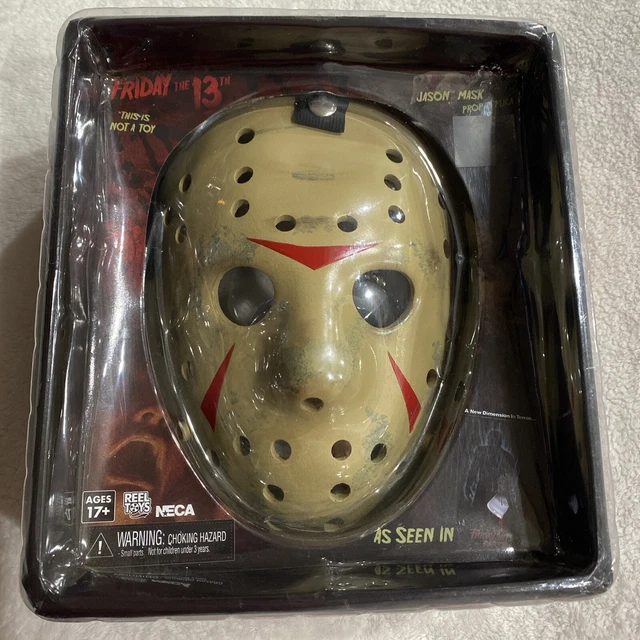 FRIDAY THE 13TH Part 3 JASON Hockey Mask Replica Halloween Costume NECA ...