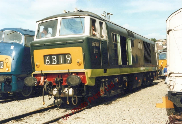 RAILWAY PHOTO 12X8 Class 35 Hymex D7018 Plymouth Laira Open Day 15/9 ...