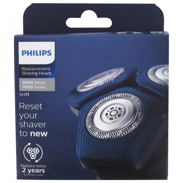 PHILIPS SERIES 5000 & 7000 Shaving Heads SH71/50 HHHH £12.59 - PicClick UK