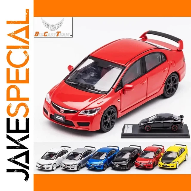 JAKESPECIAL – RED Honda Civic Type R FD2 Diecast Model 1:64 Scale EUR ...
