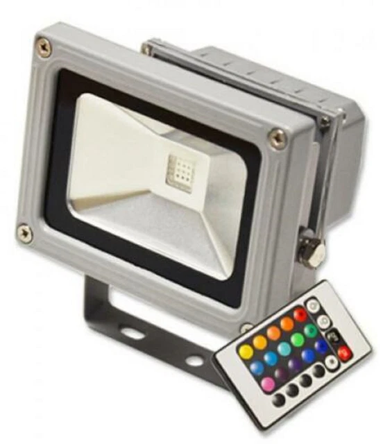 LUMINAIRE PHARE LED Extérieur RGB Jardin Spots LED Colorés 10 20 30 50 ...