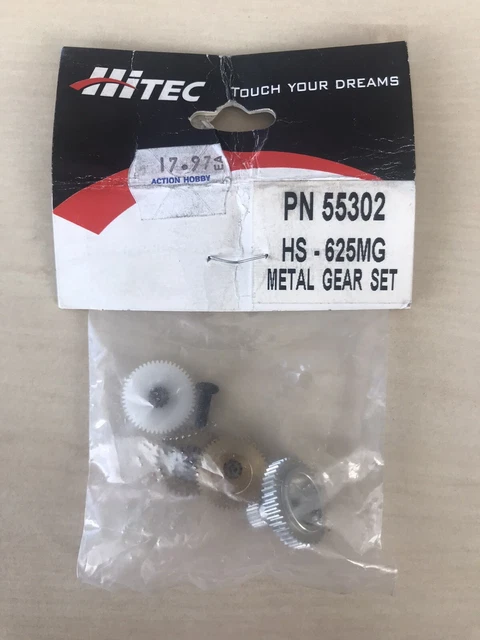 NIP HITEC PN 55302 - HS-625MG Metal Gear Set $10.00 - PicClick CA