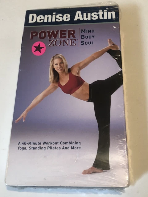 DENISE AUSTIN POWER Zone VHS Tape Mind Body Soul Exercise Sealed S2B £9 ...