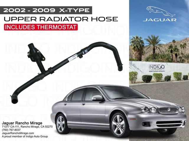 JAGUAR X-TYPE V6 Upper Radiator Hose With Thermostat C2S43430 NEW ...