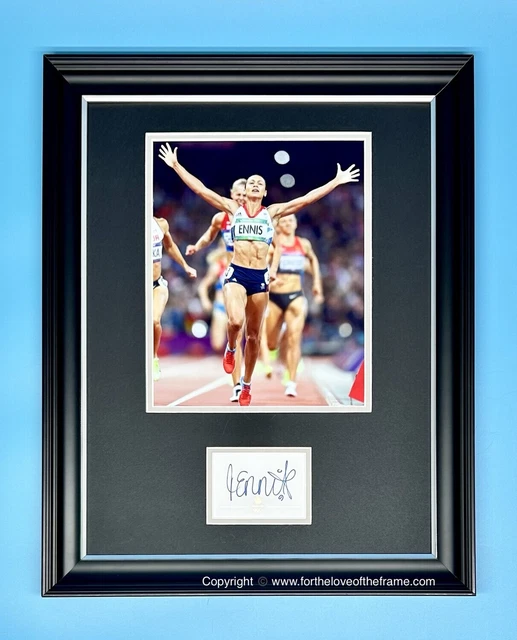 JESSICA ENNIS-HILL HAND Signed Official London Olympics Card Photo ...